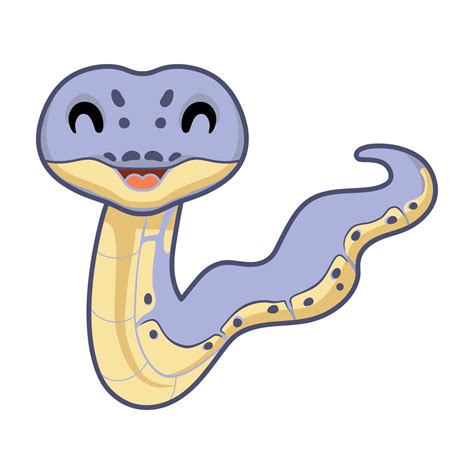 Cute Killer Clown Ball Python Cartoon 21663665 Vector Art At Vecteezy