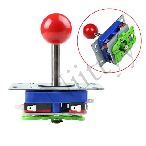 arcade zippy joystick 2 4 8 way rocker 34mm top ball long shaf delay k