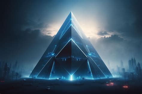 Premium Photo Ai Generated Illustration Of A Large Triangular