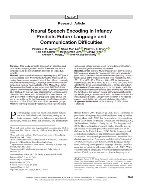 Neural Speech Encoding In Infancy Predicts Future Language And