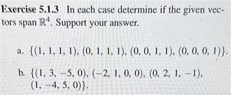 solved exercise 5 1 3 in each case determine if the given