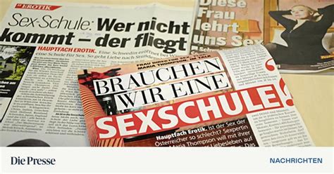 Getäuscht Wiener Sex Schule ist eine Erfindung DiePresse com