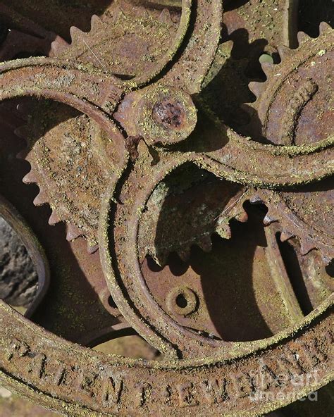 Rusty Cogs Photograph By Terri Waters Pixels