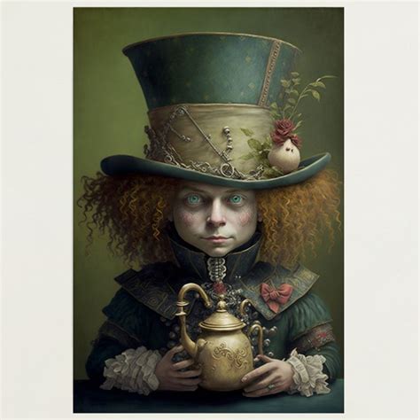 The Mad Hatter Alice In Wonderland Collection Photographic Print