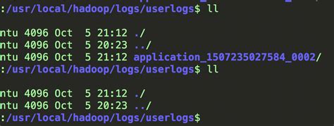 Java Persistent Log Storage Hadoop Cluster 8042logsuserlogs