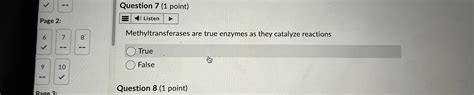 solved question 7 1 ﻿point methyltransferases are true