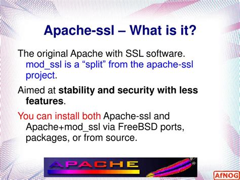 Ppt Apache Security With Ssl Using Freebsd Powerpoint Presentation