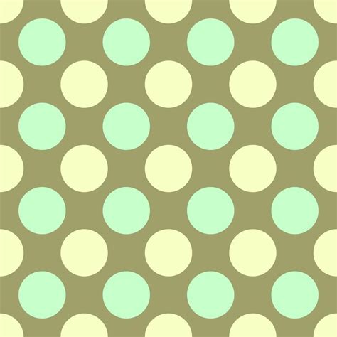 Vector Seamless Pattern Of Yellow And Green Bubbles On Dark Green Background For Web Sites