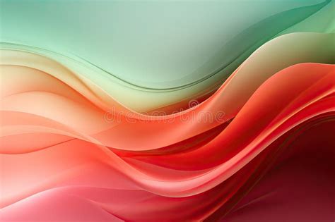Abstract Colorful Waves Background Flowing Lines Design Stock