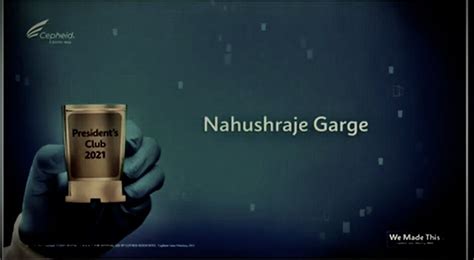 Nahush Garge On Linkedin Cepheid Diagnostics Presidentsclub