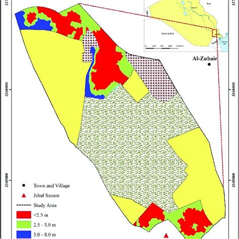 A Prediction Map Shows The Spatial Distribution And Thickness Of Sand
