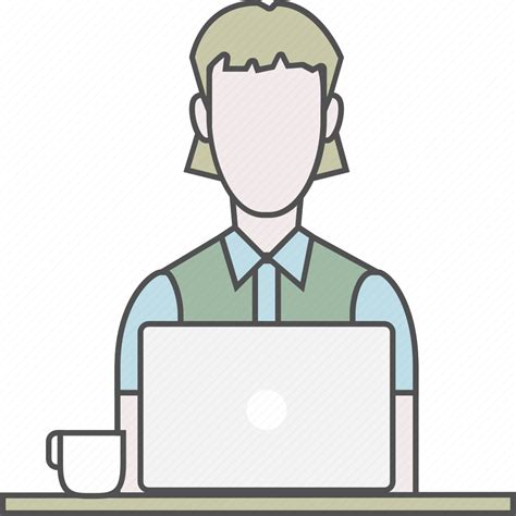 Developer Backend Female Frontend Programmer Coding Qa Icon