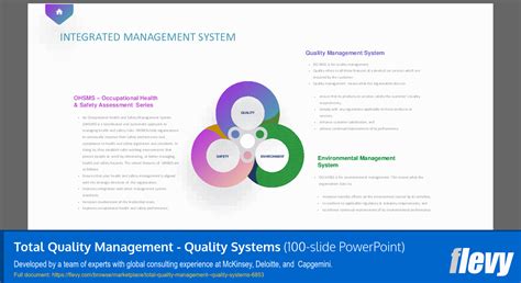 total quality management quality systems ppt slide deck