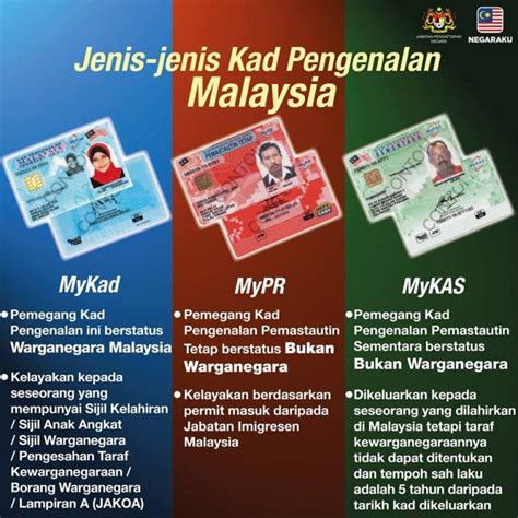 Apa Itu Mykad Mypr Dan Mykas Ini Perbezaan Yang Warganegara Malaysia