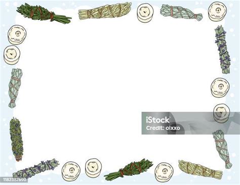 Vetores De A Bandeira Acolhedora Bonito Com Varas Do Mancha Do Sábio E