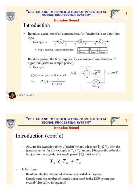 iteration bound 1 pdf discrete time and continuous time