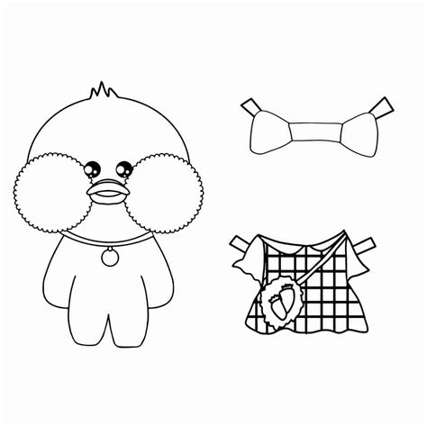 Распечатать Раскраску Уточка Лалафанфан 70 фото