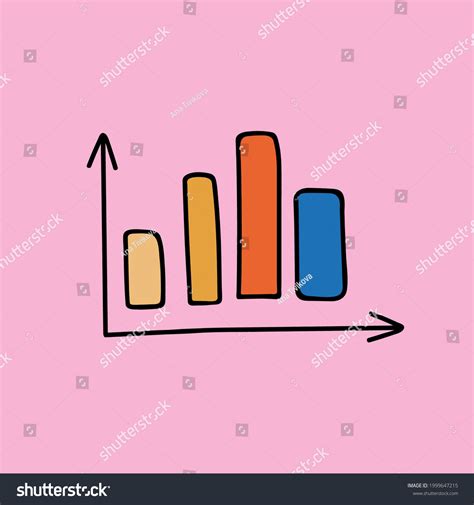 Cute Hand Drawn Clipart Chart Graph Stock Vector Royalty Free 1999647215 Shutterstock