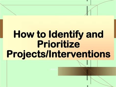 Interventions Identification And Prioritizationpdf