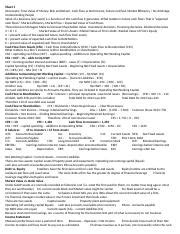 Midterm Cheat Sheet Docx Sheet Concepts Time Value Of Money Risk And Return Cash Flow Vs