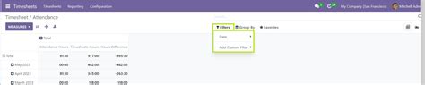 Odoo 16 Timesheet App Odoo V16 Community Edition Book