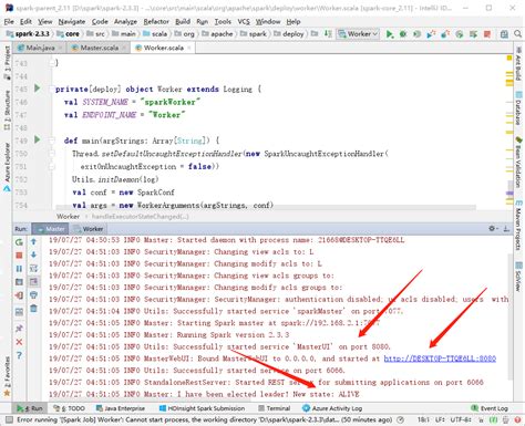 Idea本地启动spark的master和workerieda中怎么设置spark Master Csdn博客