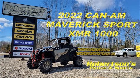 2022 Can Am Maverick Sport Xmr 1000 Walk Around Features And Accessories Youtube
