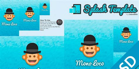 Ios Splash Screen Template Psd Bypeople