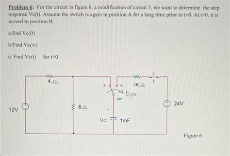 Solved Problem For The Circuit In Figure A Chegg Com