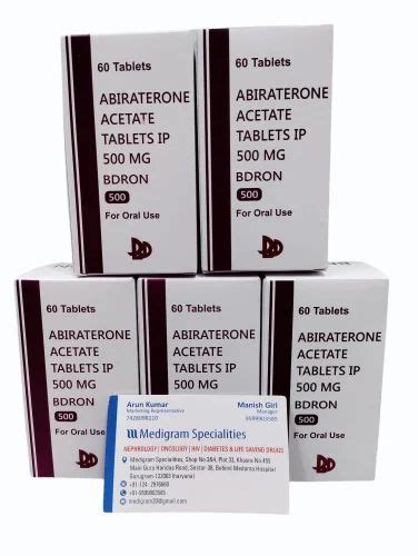 Bdron 500 Mg Tablets at ₹ 5000/bottle | Abirapro Tablets in Gurugram ...