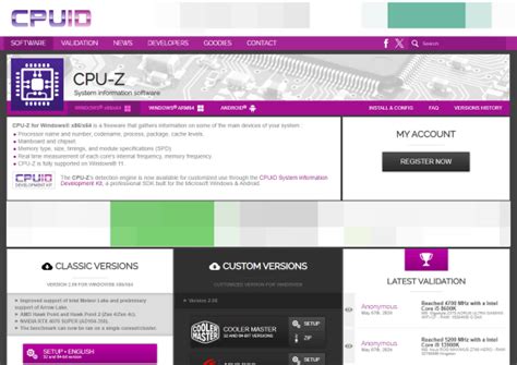 Summary Of How To Use The Standard Application Cpu Z That Can Check Cpu Information And