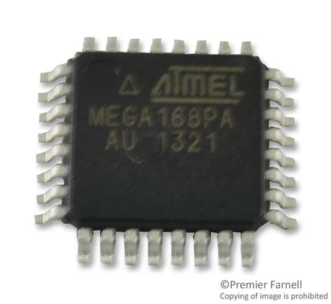 atmega168pa aur microchip 8 bit mcu low power high performance