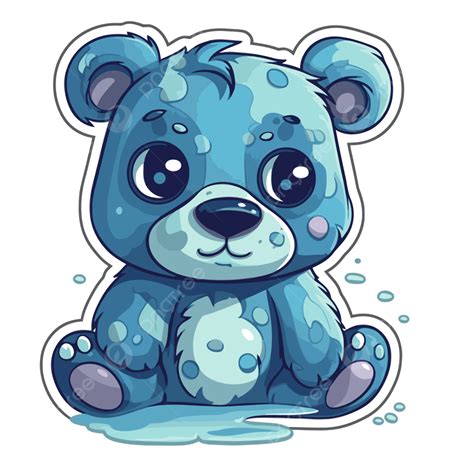 Blue Teddy Bear Clip Art