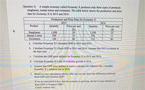 Solved Real Variable Vs Nominal Variable Self Study Chegg Com