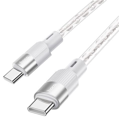 Cable Type C To Type C X99 Crystal Junction Pd 60w Fast Charge Hoco