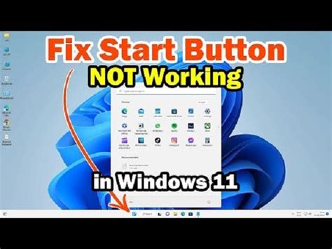 8 Solutions For Windows Start Button Not Working Windows 11