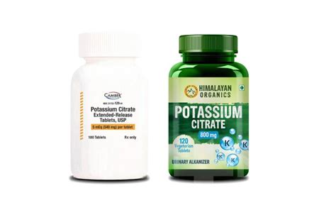 قرص پتاسیم سیترات چیست؟ عوارض و فواید این دارو