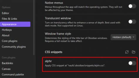 How To Use CSS Snippets In Obsidian