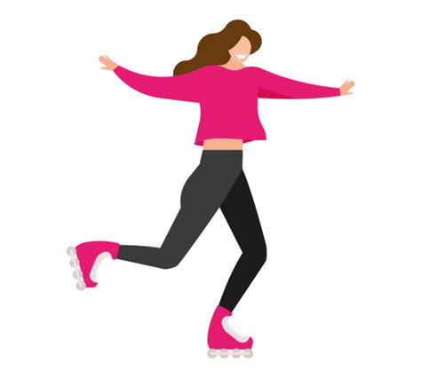 Roller Skating Girl Clipart Roller Skating Girl Clipart