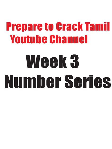 Number Series Practice Questions A Collection Of 50 Number Pattern