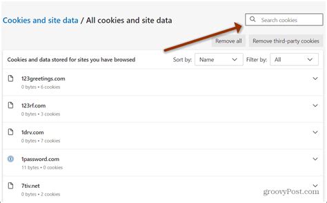 How To Clear Cookies In Microsoft Edge For A Specific Website