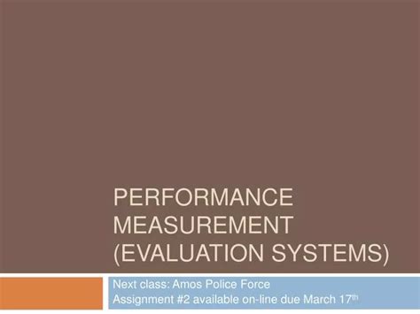 Ppt Performance Measurement Evaluation Systems Powerpoint