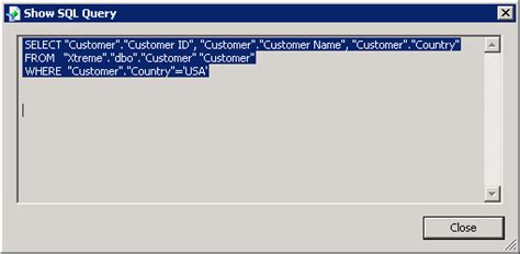 2584906 How To Display The Sql Query On The Report In Crystal Reports