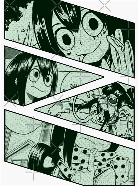 Tsuyu Asui Froppy My Hero Academia Boku No Hiro Akademia Manga Panel