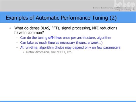 Ppt Automatic Performance Tuning And Sparse Matrix Vector Multiplication Spmv Powerpoint