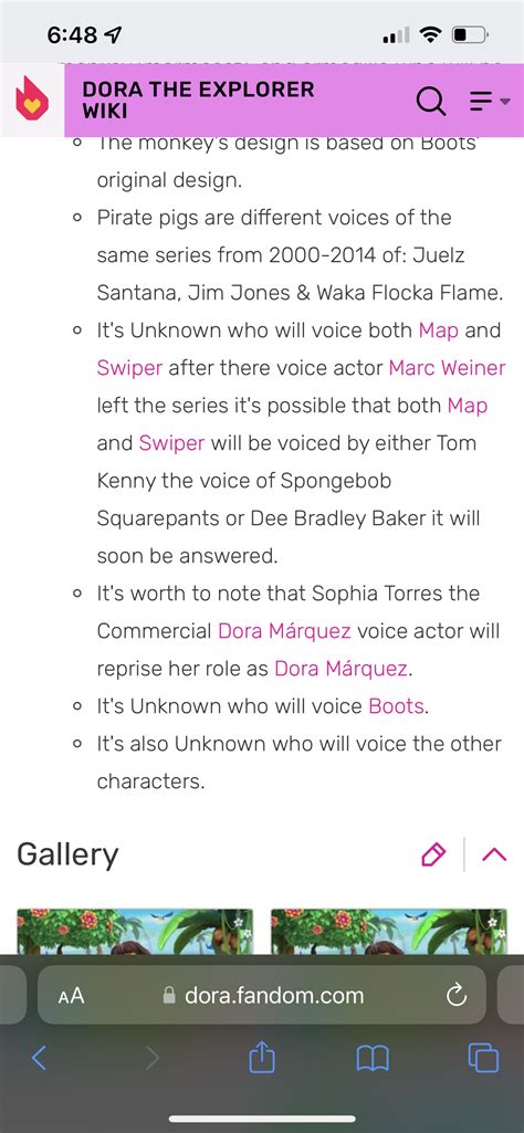 Hey Guys Is This Trivia On The Dora CGI Page 100 Real Fandom