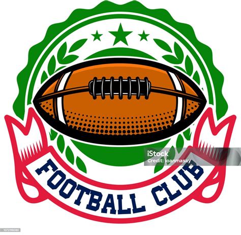 미식 축구 상징 템플릿입니다 레이블 배지 기호에 대 한 디자인 요소입니다 Championship에 대한 스톡 벡터 아트 및 기타