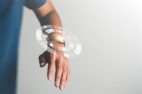 Premium Photo Man Excercise And Using Smartwatch To Monitoring And Tracking Health And Heart