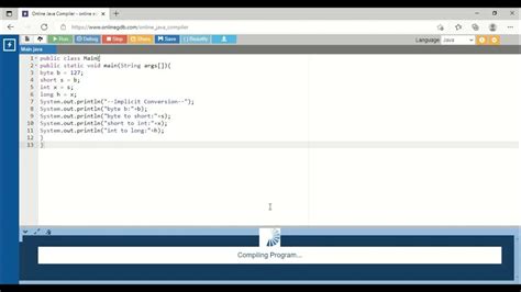 Java 114 Write A Java Program To Create And Casting Variables Youtube