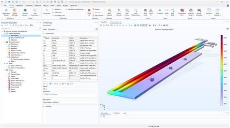 The Comsol Multiphysics® Model Builder Functionality